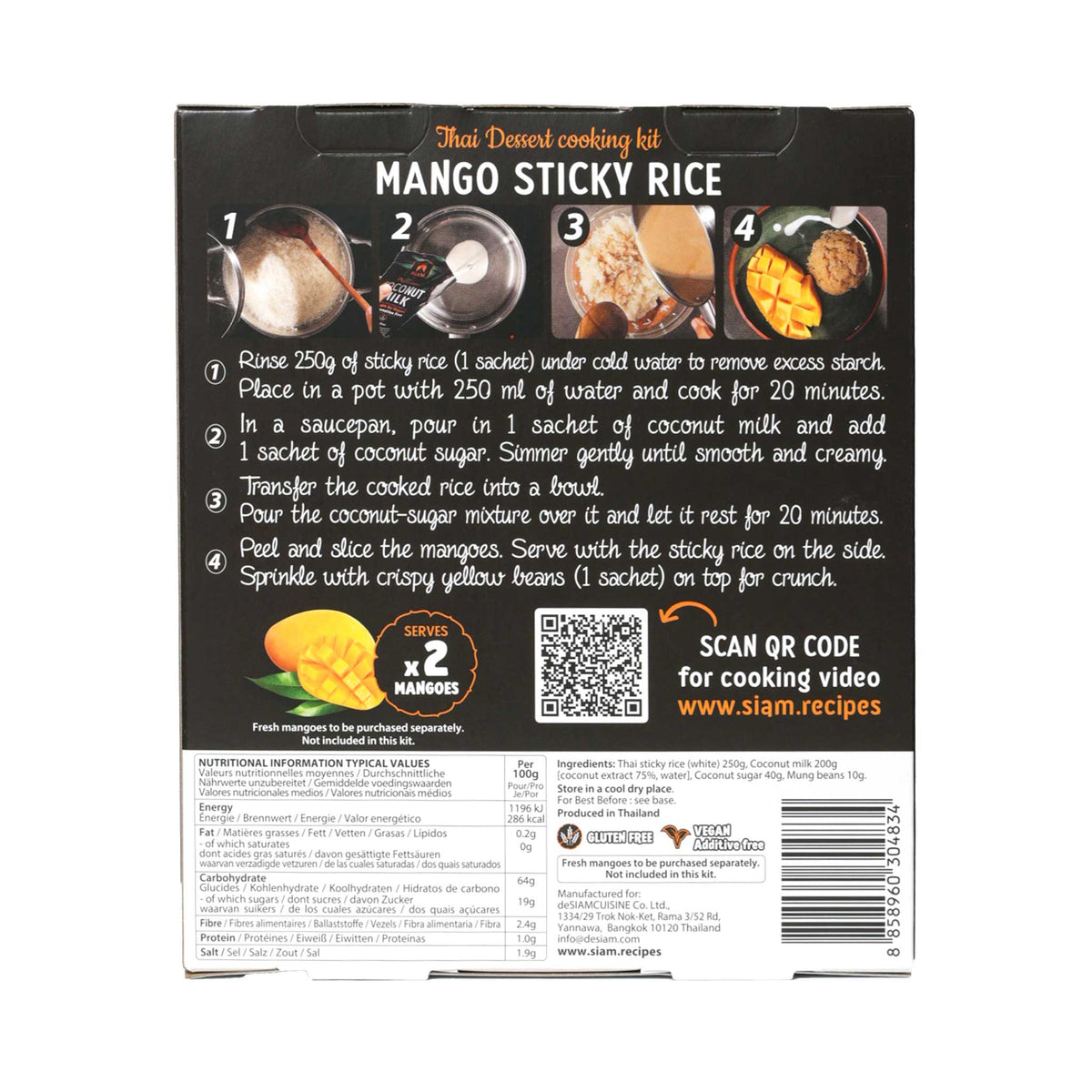 MANGO STICKY RICE KIT – deSIAMCuisine (Thailand) Co Ltd